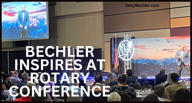 Bechler Inspires Rotary Leaders at District Conference - Jamy Bechler